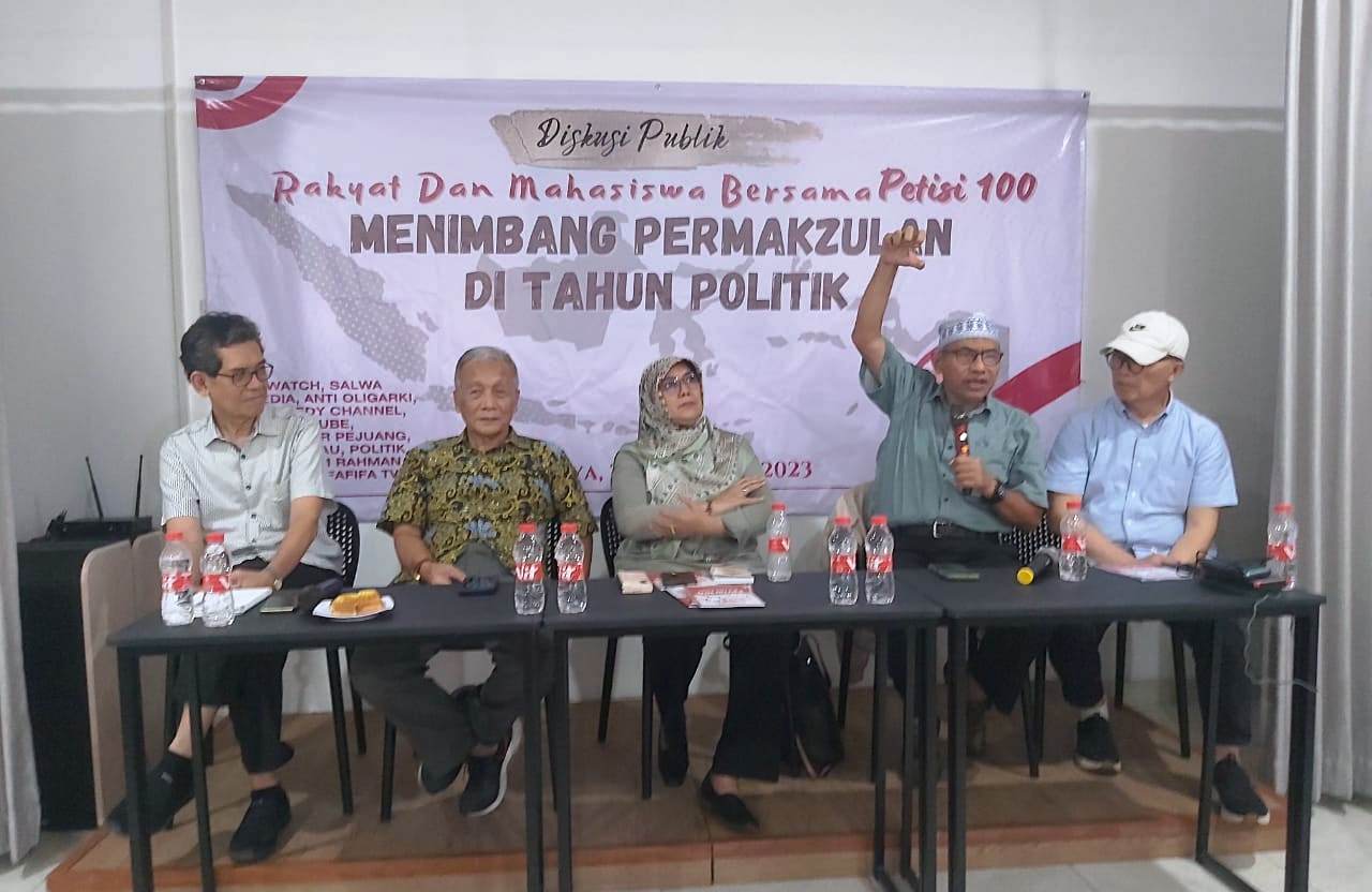 Petisi 100: Rakyat Menuntut Pemakzulan Presiden Jokowi Segera ...